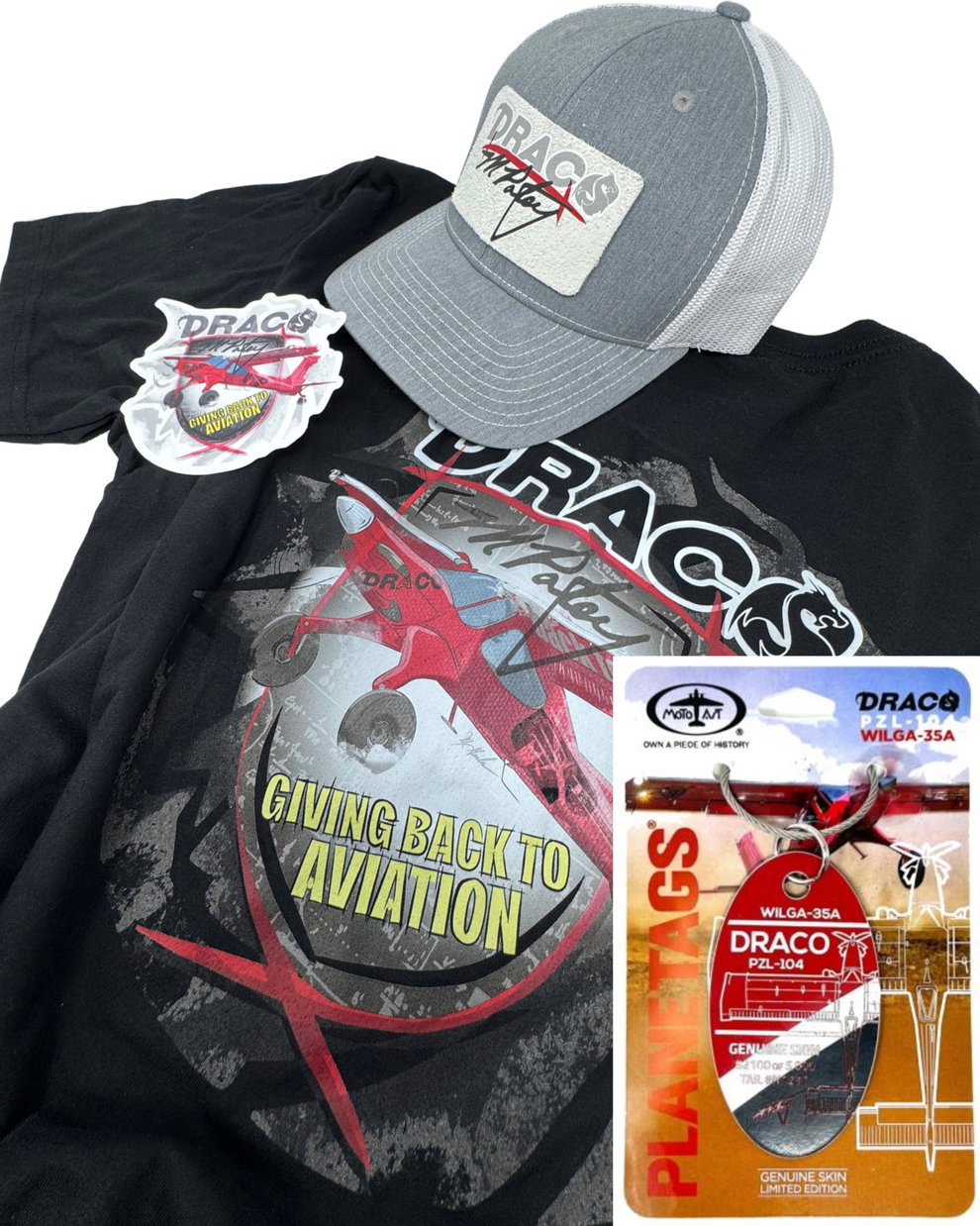 Giving Back To Aviation $250.00 Bundle - Serialized PlaneTag, Exclusiv – mikepatey